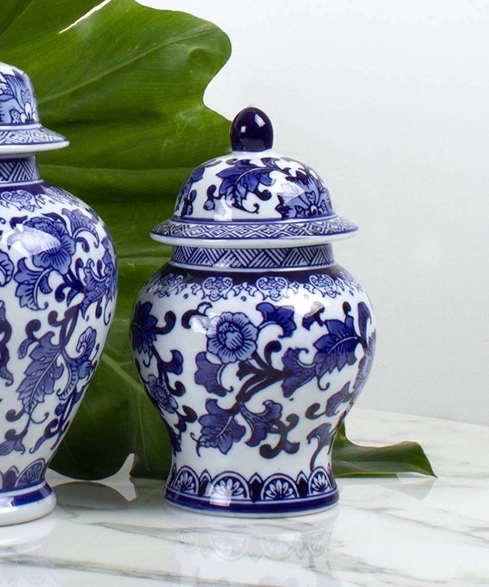 Blue Chinoiserie Ginger Jar - Small – Celebrate By Lisa Lou