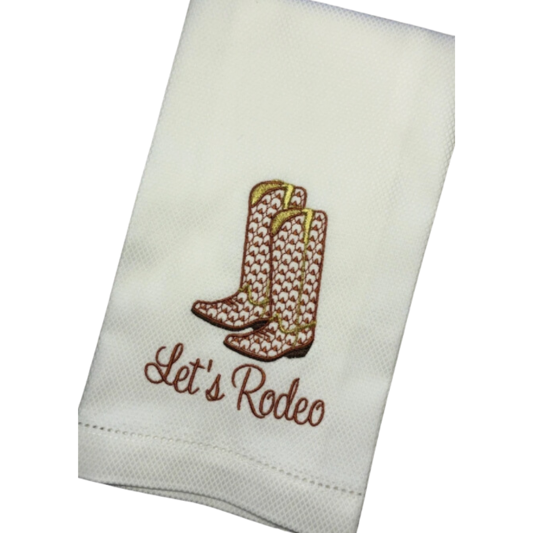 Let's Rodeo Cowboy Boot Huck Towel – Celebrate By Lisa Lou